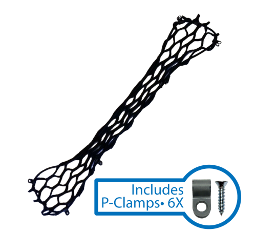 8" • Black Stretch Net Organized Obie
